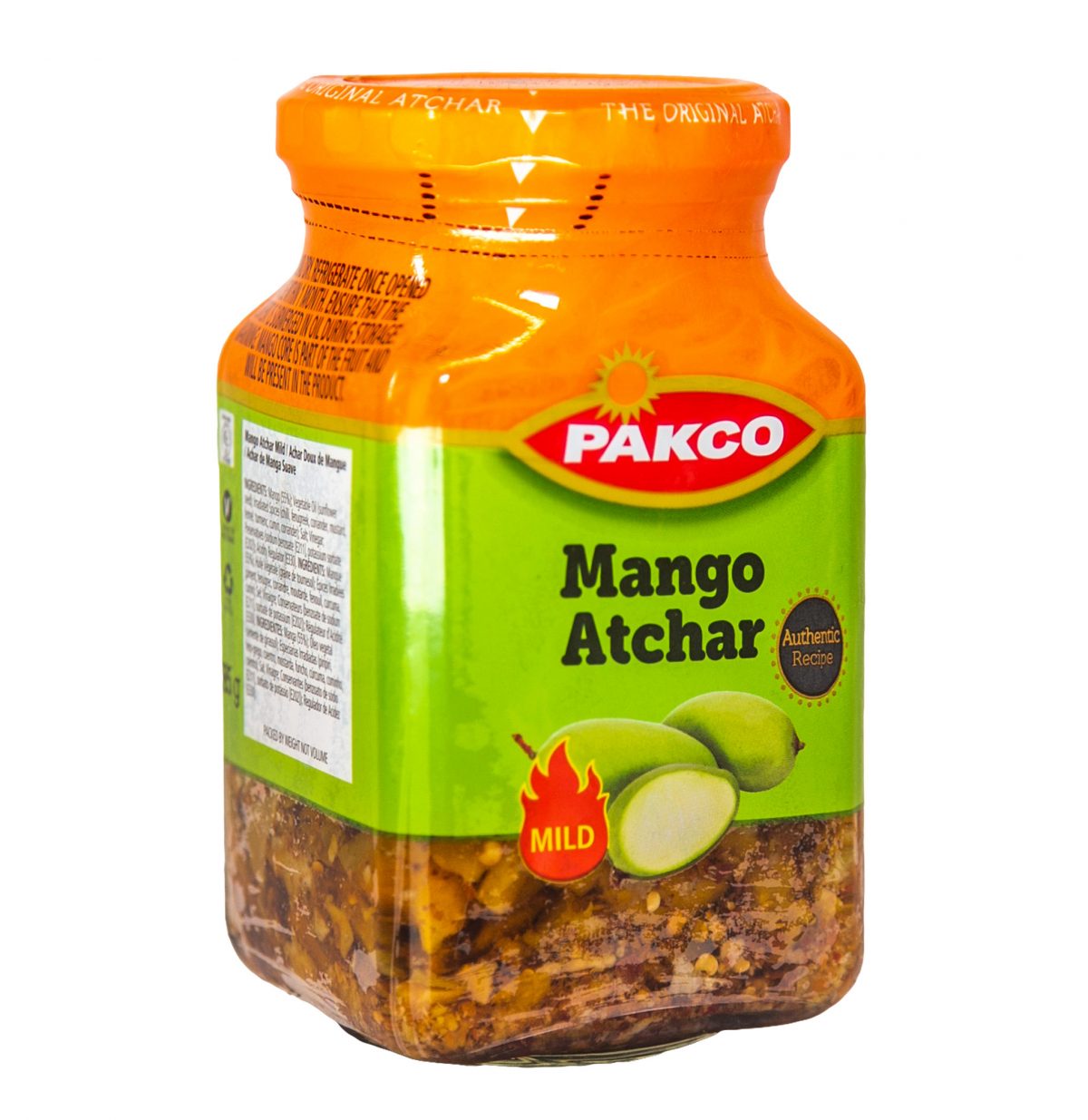 Pakco Mango Atchar - Mild (385g) - Happy Hippo Foods