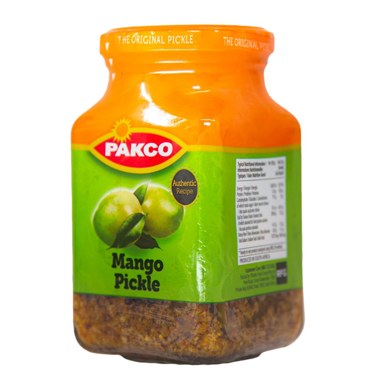 Pakco Mango Pickle 400g - Happy Hippo Foods