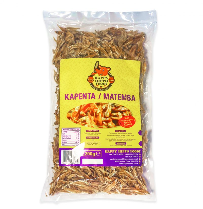 Kapenta 200g - Happy Hippo Foods