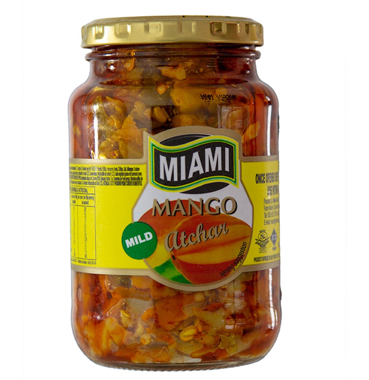 Miami Mango Atchar Mild 400g - Happy Hippo Foods