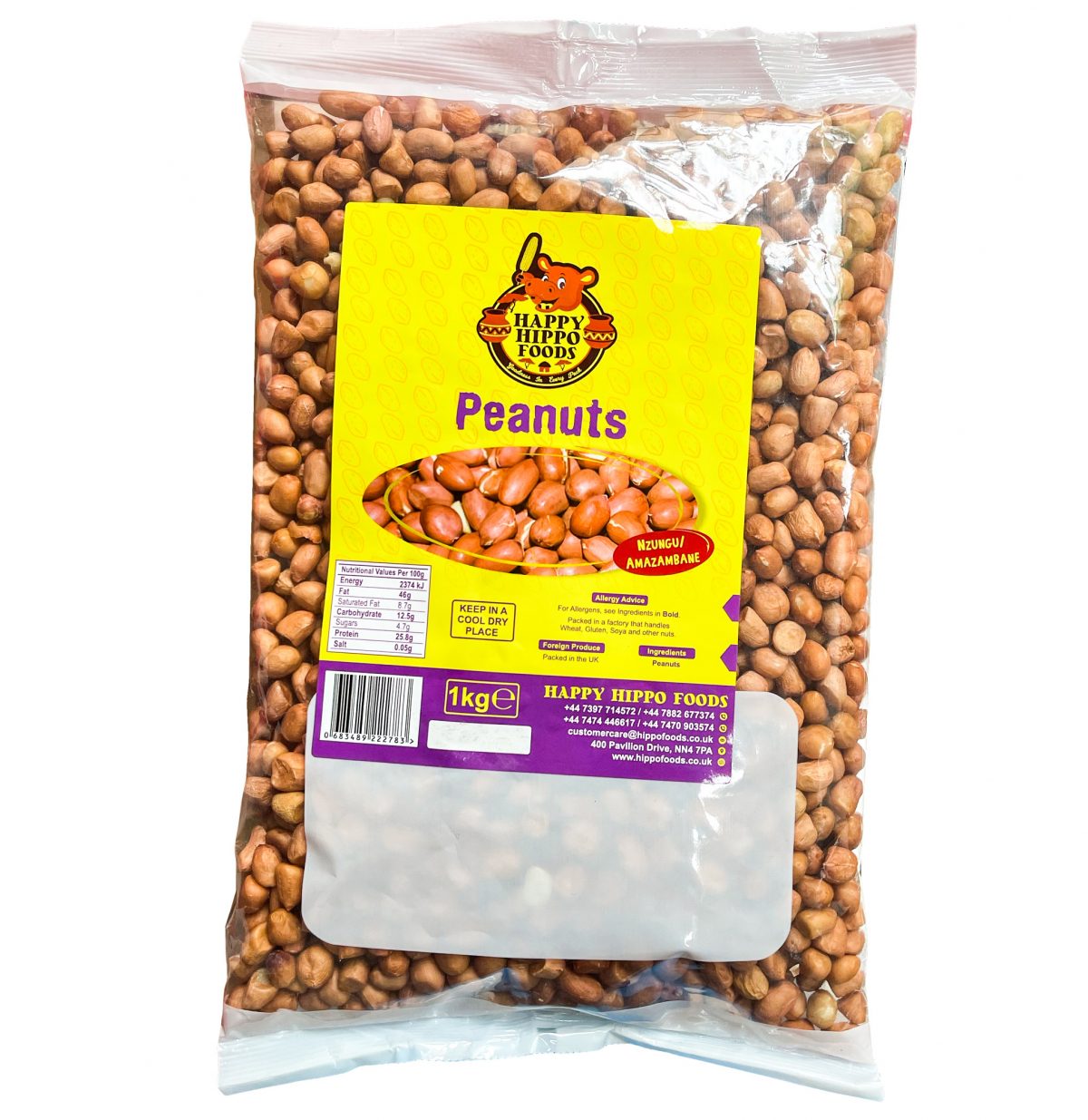 Peanuts Nzungu Amazambane - Happy Hippo Foods